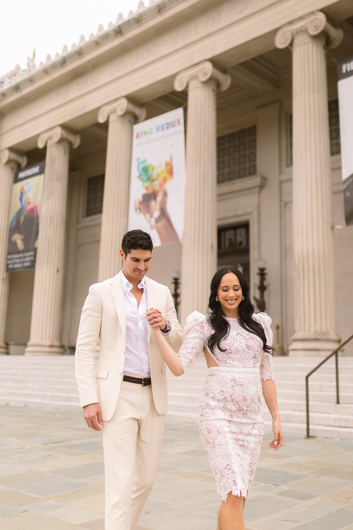 Amanda & Jonathan New Orleans Engagement Photography at NOMA