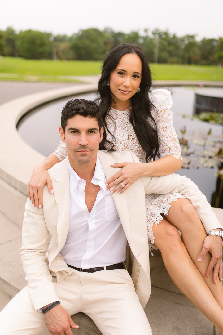 Amanda & Jonathan New Orleans Engagement Photography at NOMA