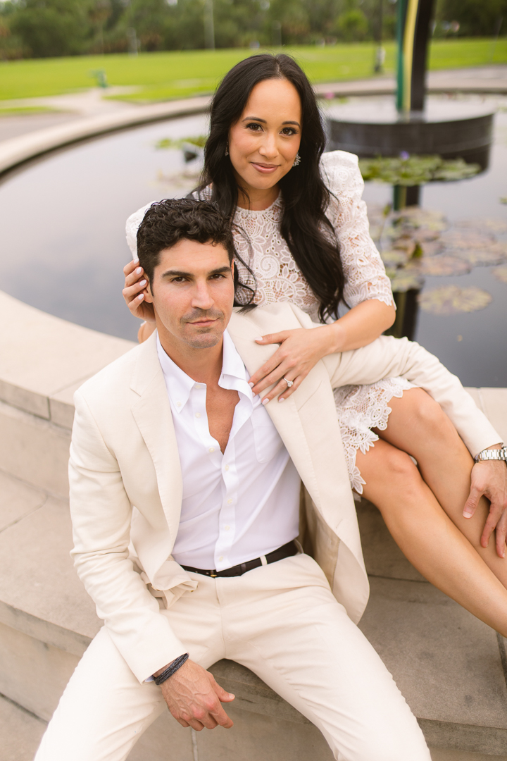 Amanda & Jonathan New Orleans Engagement Photography at NOMA