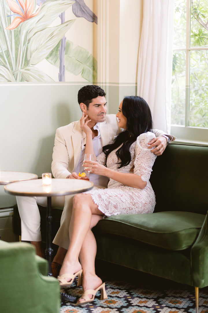 Amanda & Jonathan New Orleans Engagement Photography at NOMA