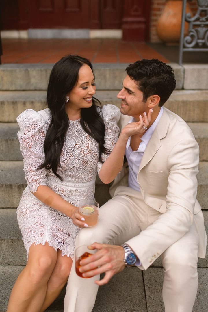 Amanda & Jonathan New Orleans Engagement Photography at NOMA