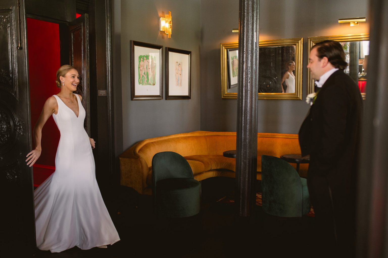 Ellie & Leland's New Orleans Classic Wedding Photograpy Orleans Club