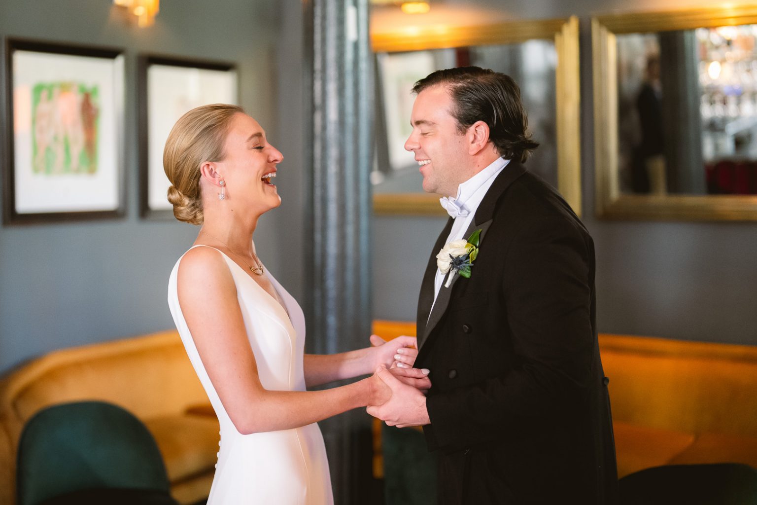 Ellie & Leland's New Orleans Classic Wedding Photograpy Orleans Club