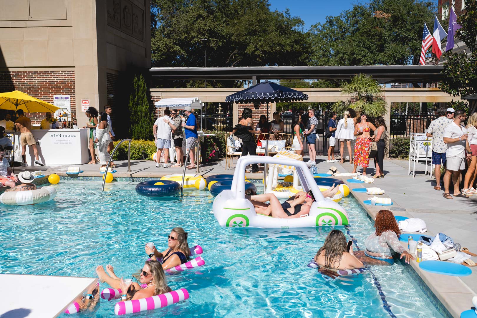 The Mateo Splash White Lotus Themed SPCA Dallas Charity Pool Party